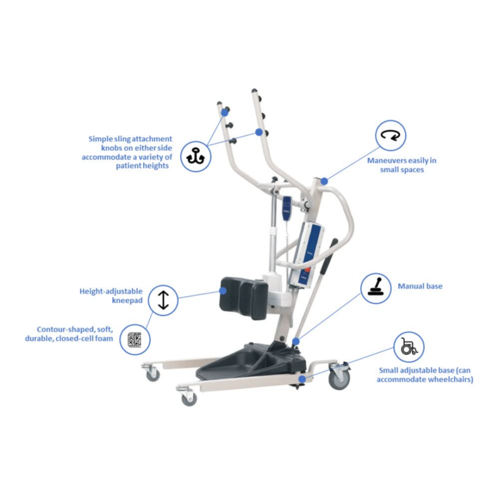 Invacare Reliant 350 Stand-Up Lift - Ergonomic Patient Transport