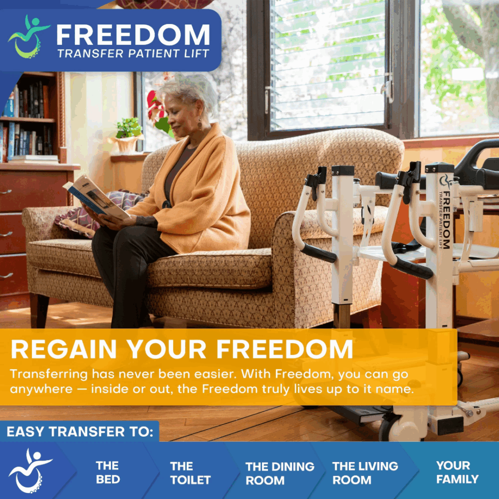 Freedom Transfer Patient Lift – Sling-Free Electric Patient Lift Toronto